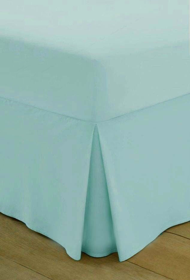 Duck Egg Pleated Base Valance Sheet – Adam Home