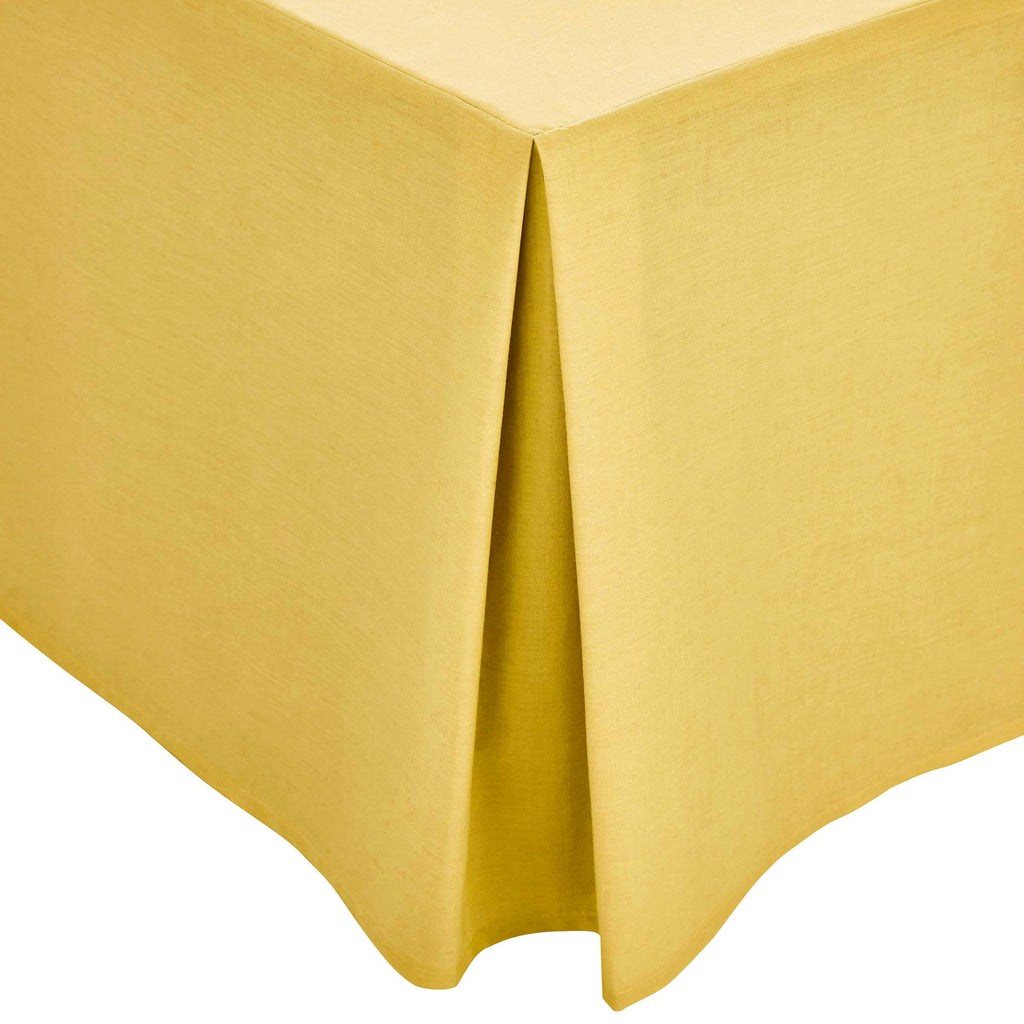 Pleated Base Valance Sheet Mustard – Adam Home