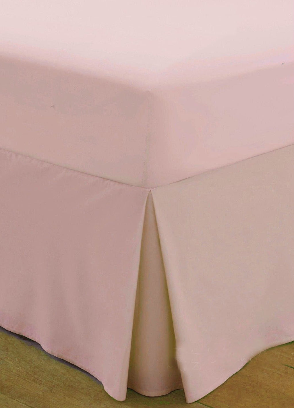 Pleated Base Valance Sheet Pink – Adam Home
