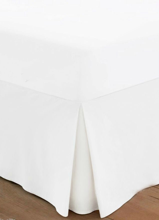 White Pleated Base Valance Sheet – Adam Home