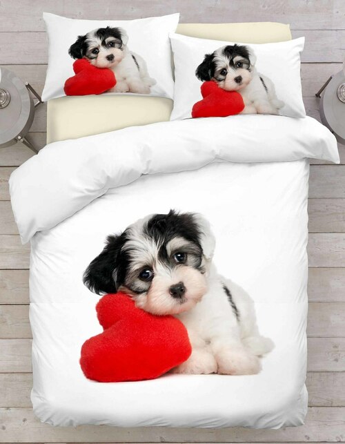 Sad Puppy 3D Duvet Cover Set – Adam Home