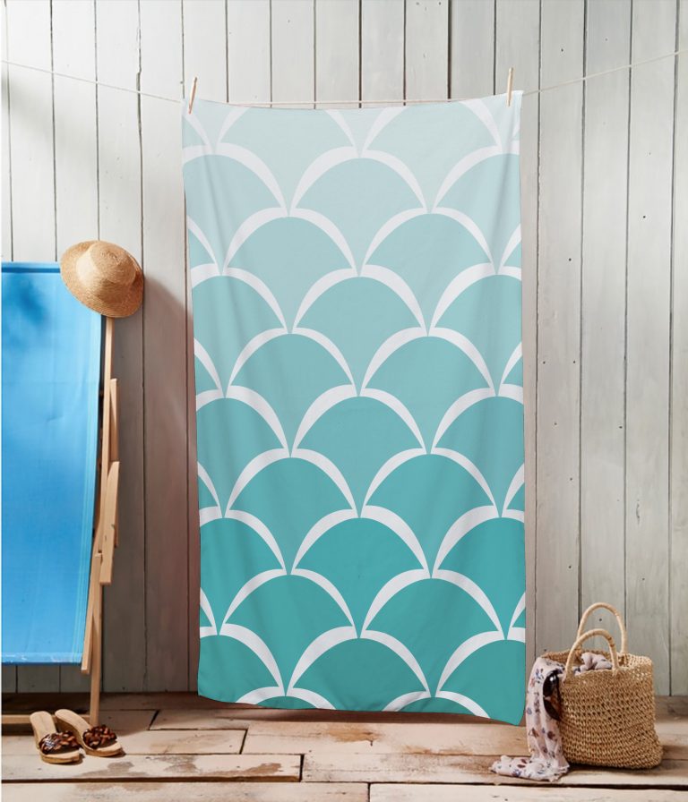 Scallop Shell Beach Towel – Adam Home